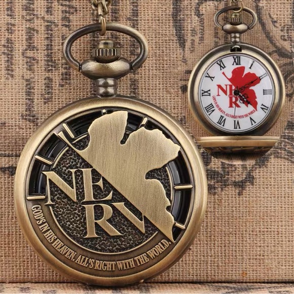 NERV | Accessories | Pocket Watch Nerv Gods In His Heaven Alls Right ...
